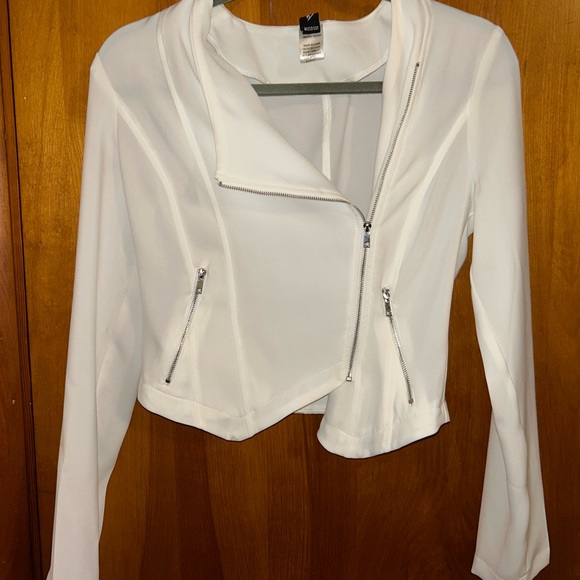 Windsor | Jackets & Coats | Windsor White Dimensional Jacket | Poshmark